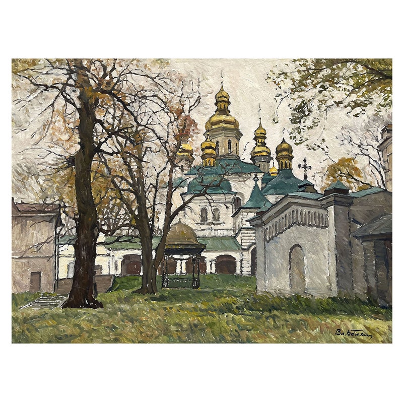 Painting Church - Etsy