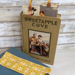 Kids Fabric Bookmark Set, Cowboy Theme, Set of 3 Bookmarks, Unique Gift ...