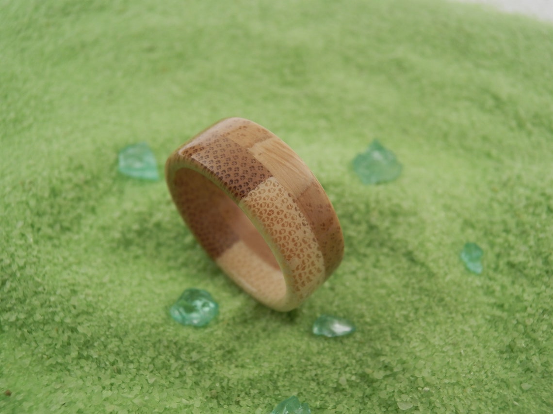 Bamboo Wood Ring Simple Classic Design for Men and Women | Etsy