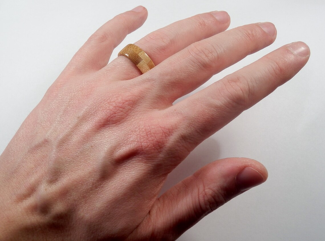 Bamboo Wood Ring Simple Classic Design for Men and Women - Etsy