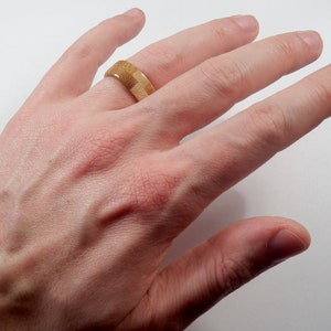 Bamboo Wood Ring Simple Classic Design for Men and Women - Etsy