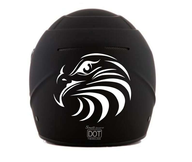 Motorcycle helmet sticker / vinyl decal eagle removable | Etsy