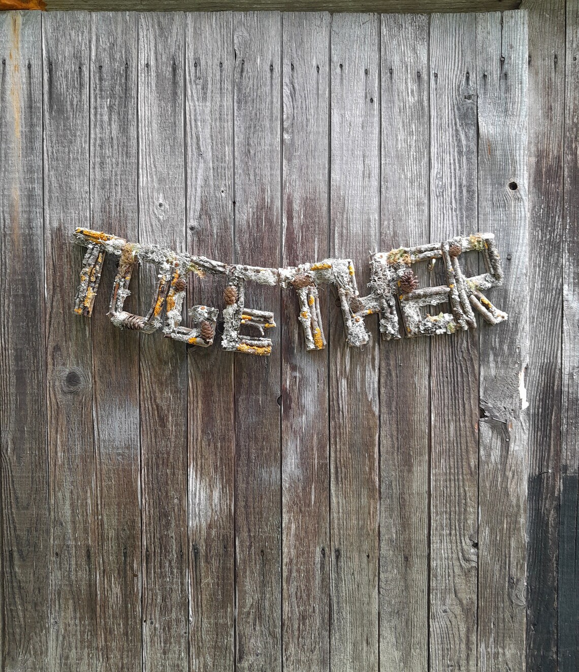 Rustic Twigs Sign, Custom Sign - Etsy