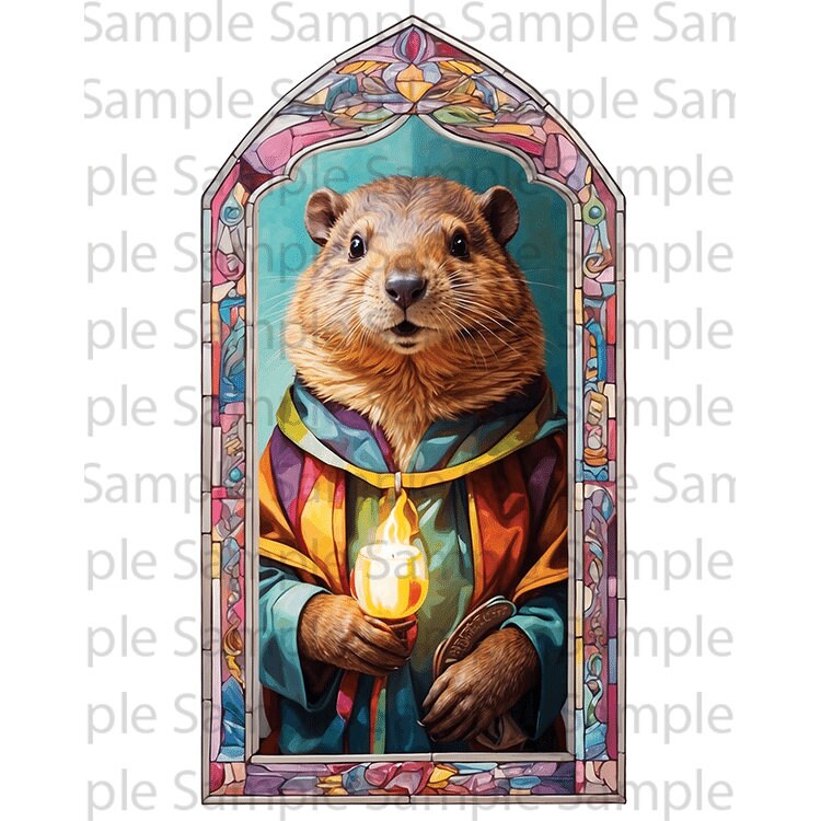 Beaver Prayer Votive Candle Printout - Etsy