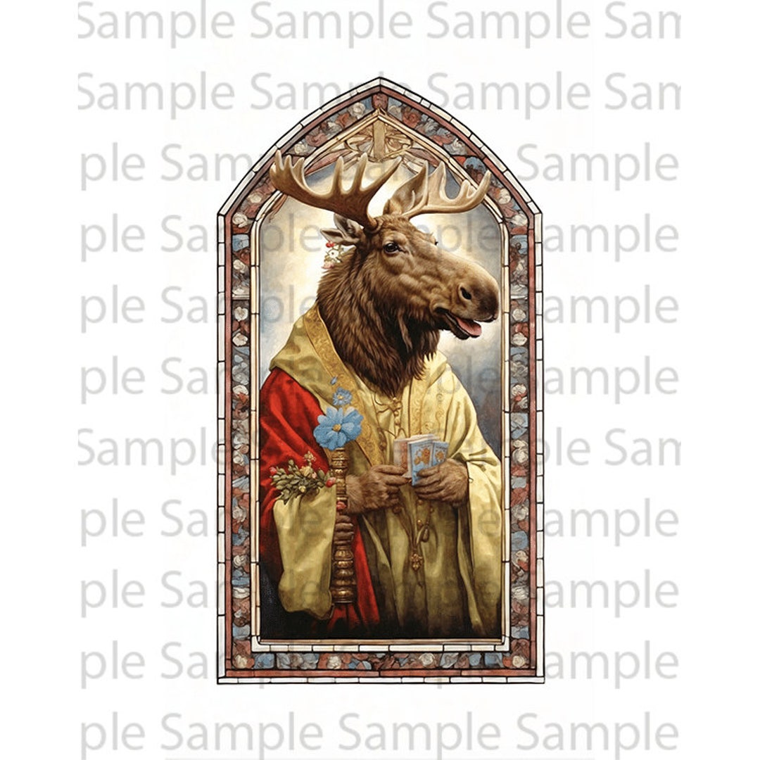 Moose Prayer Votive Candle Printout - Etsy