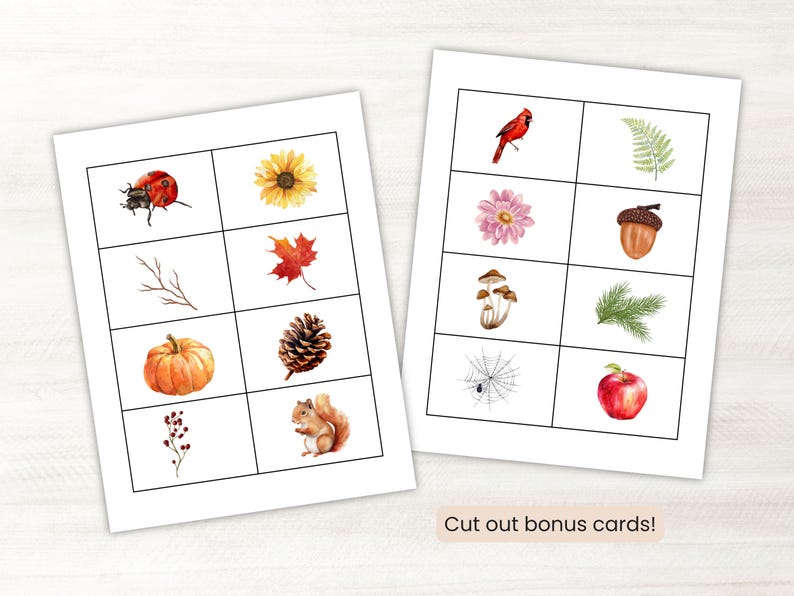 Fall Scavenger Hunt Printable, Autumn Scavenger Hunt Kids, for Toddlers ...