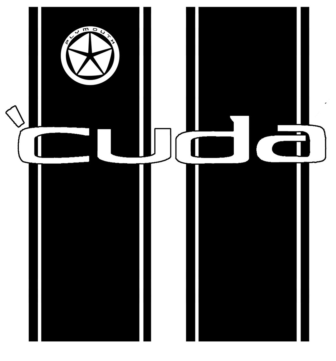 Racing Stripes T-shirts Plymouth 'cuda - Etsy