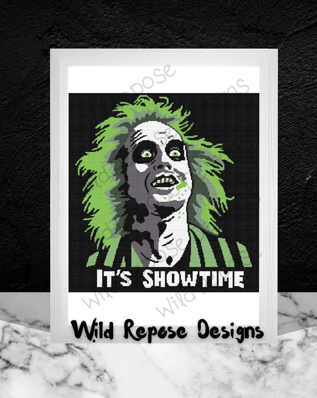Beetlejuice It's Showtime Crochet Pattern 240X240 - Etsy