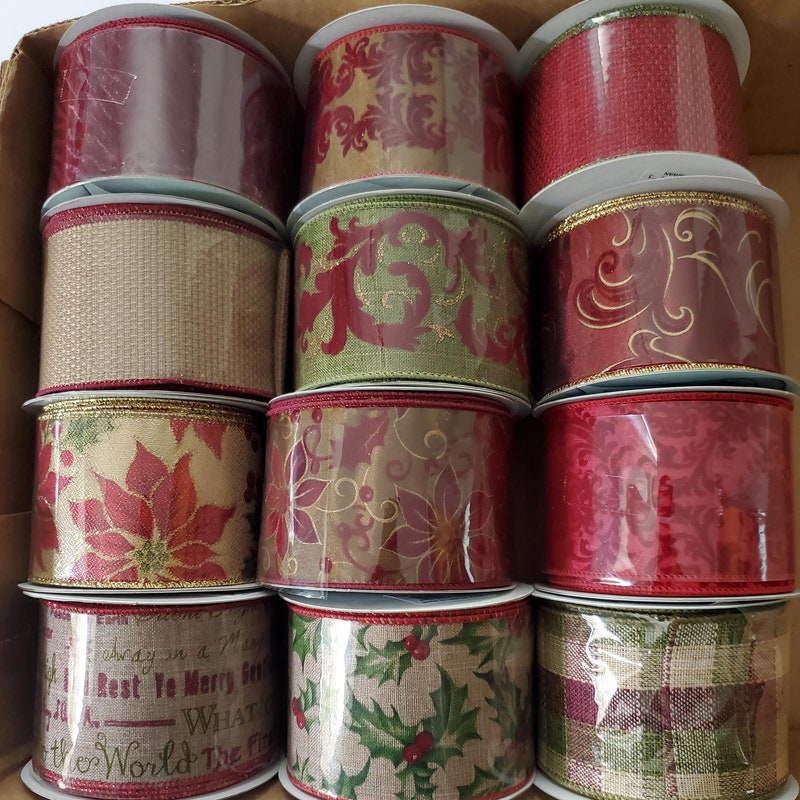 Christmas Ribbon - Etsy