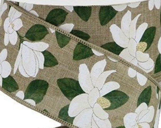 Magnolia Royal Wired Ribbon 2.5 X 10 Yards Ribbon - Etsy