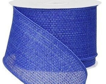 Clover Green Royal Burlap Wired Ribbon, Wired Ribbon, 1.5 X 10 Yard ...