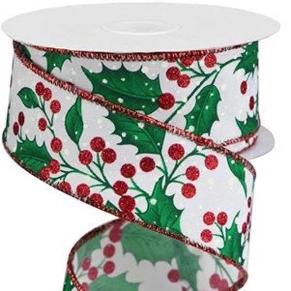 Holly Ribbon - Etsy