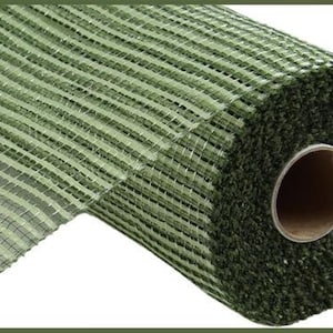 Sage Green Horizontal Wide Stripe Mesh, Wreath Mesh, Deco Mesh, Wreath ...