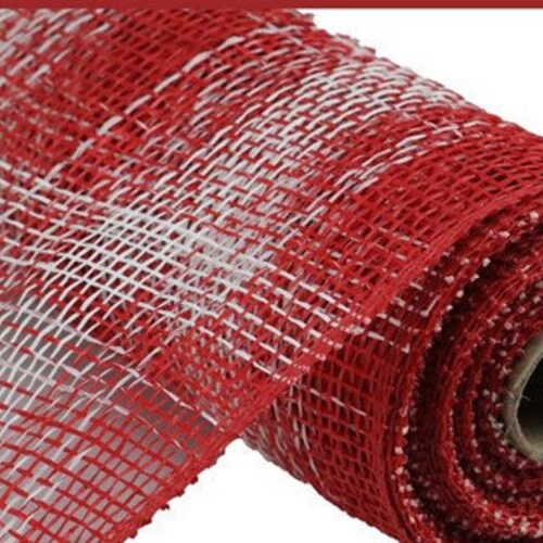 Check Poly Burlap Mesh Black/white 10 Inch Black and White - Etsy