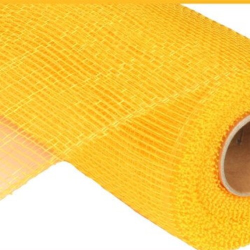 Yellow Gold Two Tone Deco Mesh 10 Inch Yellow Deco Mesh Deco - Etsy