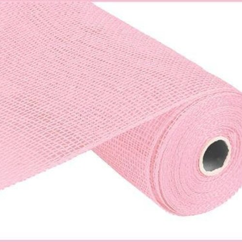 Light Pink Poly Burlap Mesh 10 Inch Poly Burlap Mesh Mesh - Etsy