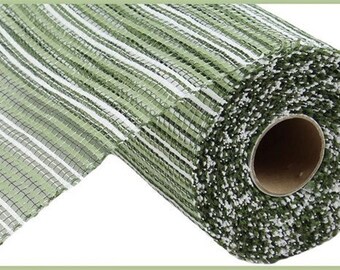 White Wide Horizontal Wide Stripe Mesh - Etsy