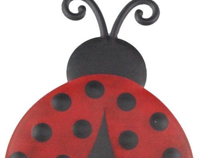 Ladybug Embossed Metal Sign Polka Dot Sign Ladybug Ladybug | Etsy