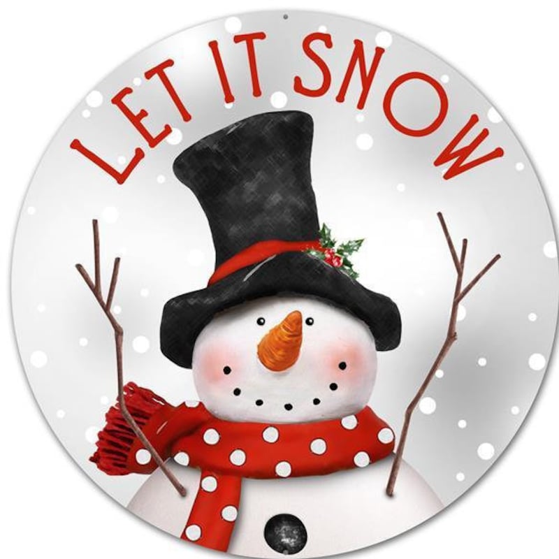 Snowman Sign - Etsy