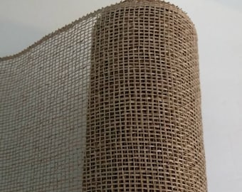 Natural Poly Burlap Check Mesh 10 Inch, Poly Burlap Mesh, Poly Burlap ...