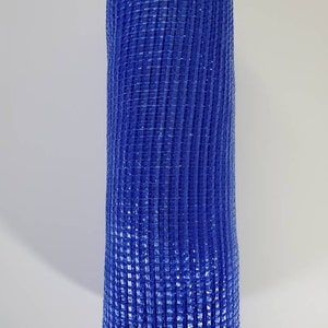 Royal Blue Horizontal Wide Stripe Mesh 10 Inch X 10 Yards, Wreath Mesh ...