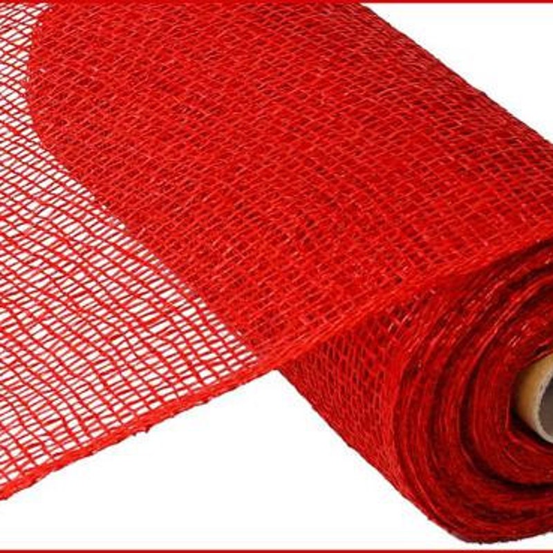 Red Mesh Wreath - Etsy