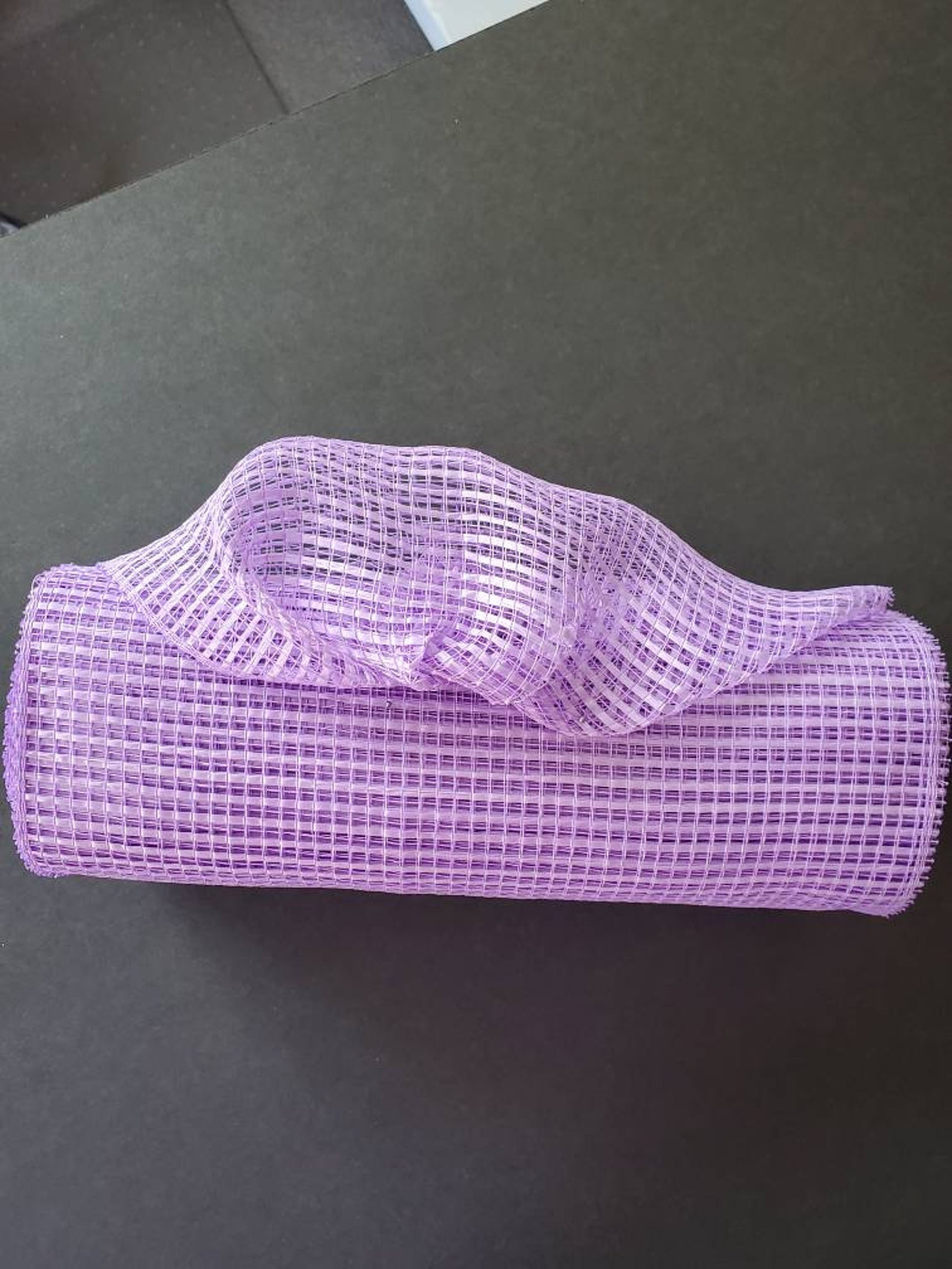 Lavender Horizontal Wide Stripe Mesh 10 Wide X 10 Yards Long, Lavender ...