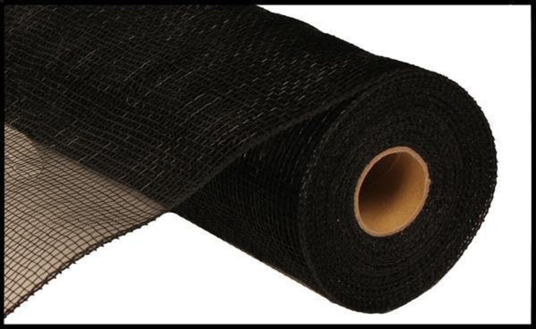 Black Deco Mesh 10 Inch X 10 Yards, Black Deco Mesh, Deco Mesh for ...