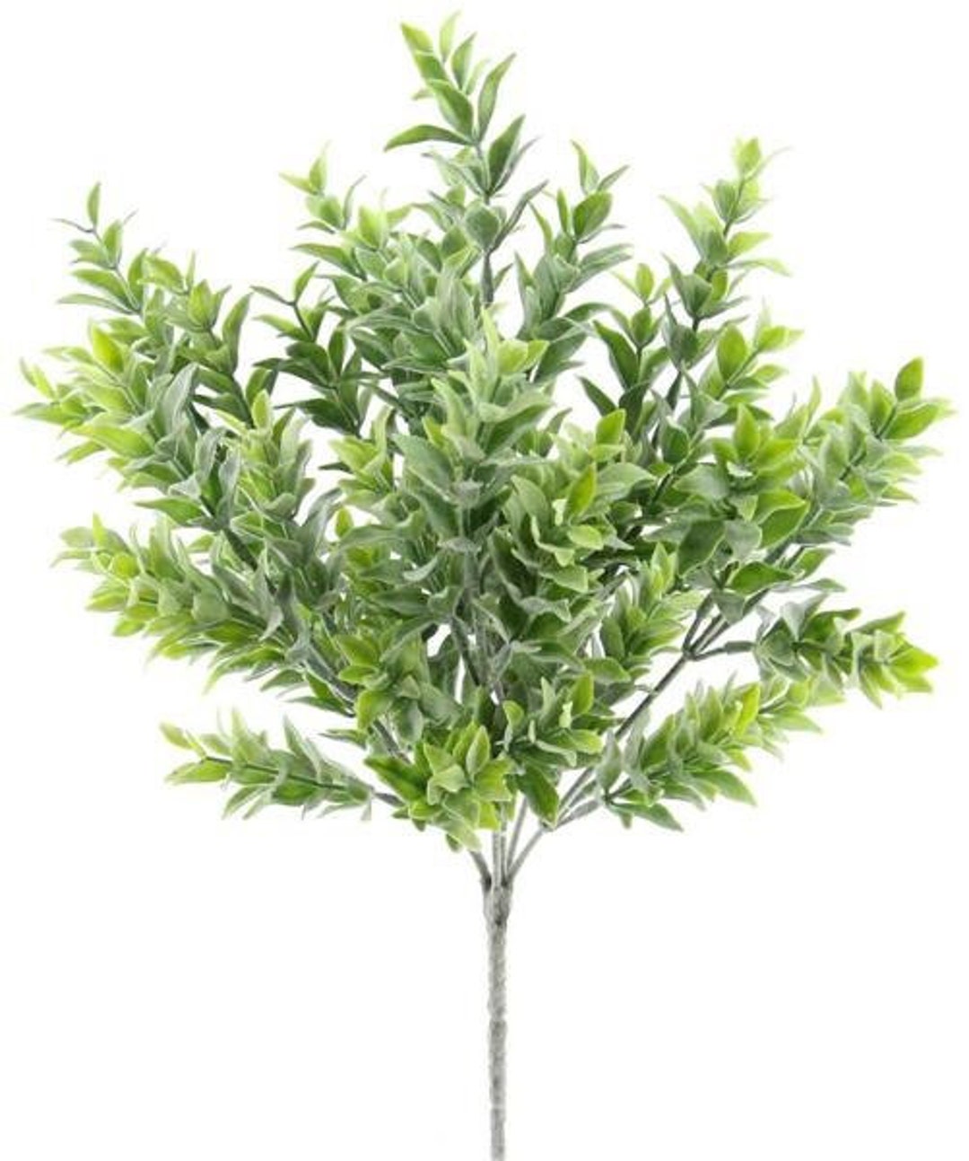 Boxwood Flocked Greenery Bush Two Tone Green, Foliage Bush, Greenery ...