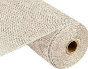 Natural Poly Burlap Check Mesh 10 Inch, Poly Burlap Mesh, Poly Burlap ...