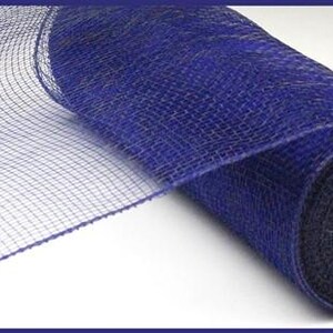 Navy Blue Deco Mesh 10 Inch, Navy Blue Deco Mesh, Deco Mesh for Wreath ...