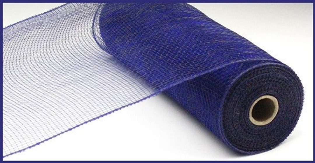 Navy Blue Deco Mesh 10 Inch, Navy Blue Deco Mesh, Deco Mesh for Wreath ...