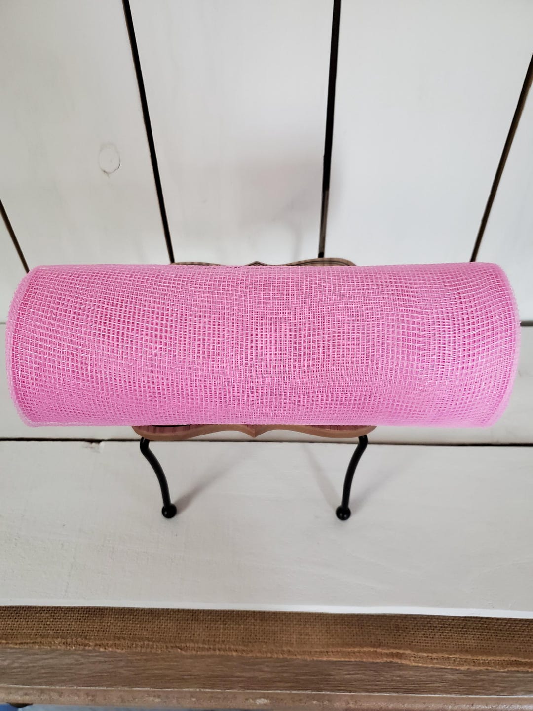 Pink Deco Mesh 10 Inches Wide X 10 Yards Long, Deco Mesh for Wreaths ...