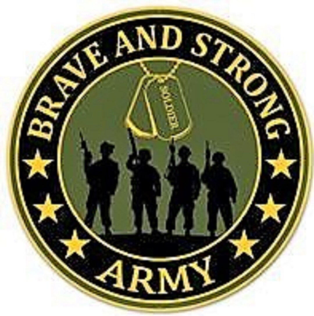 Army Metal Sign 12 Inch, Armed Forces Decor, Military Wreath, Military ...