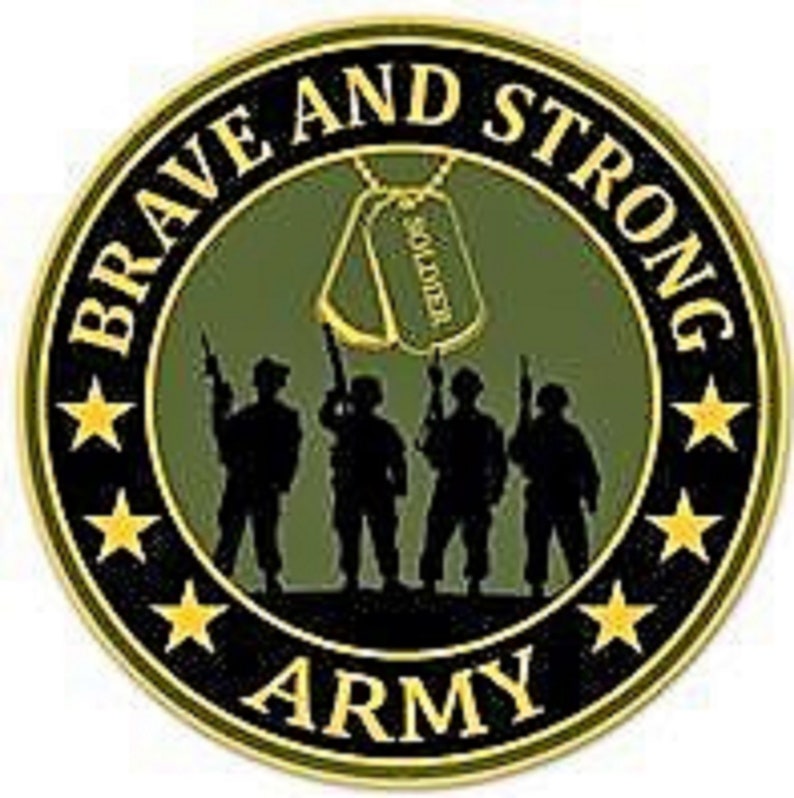 Army Metal Sign 12 Inch Armed Forces Decor Military Wreath - Etsy