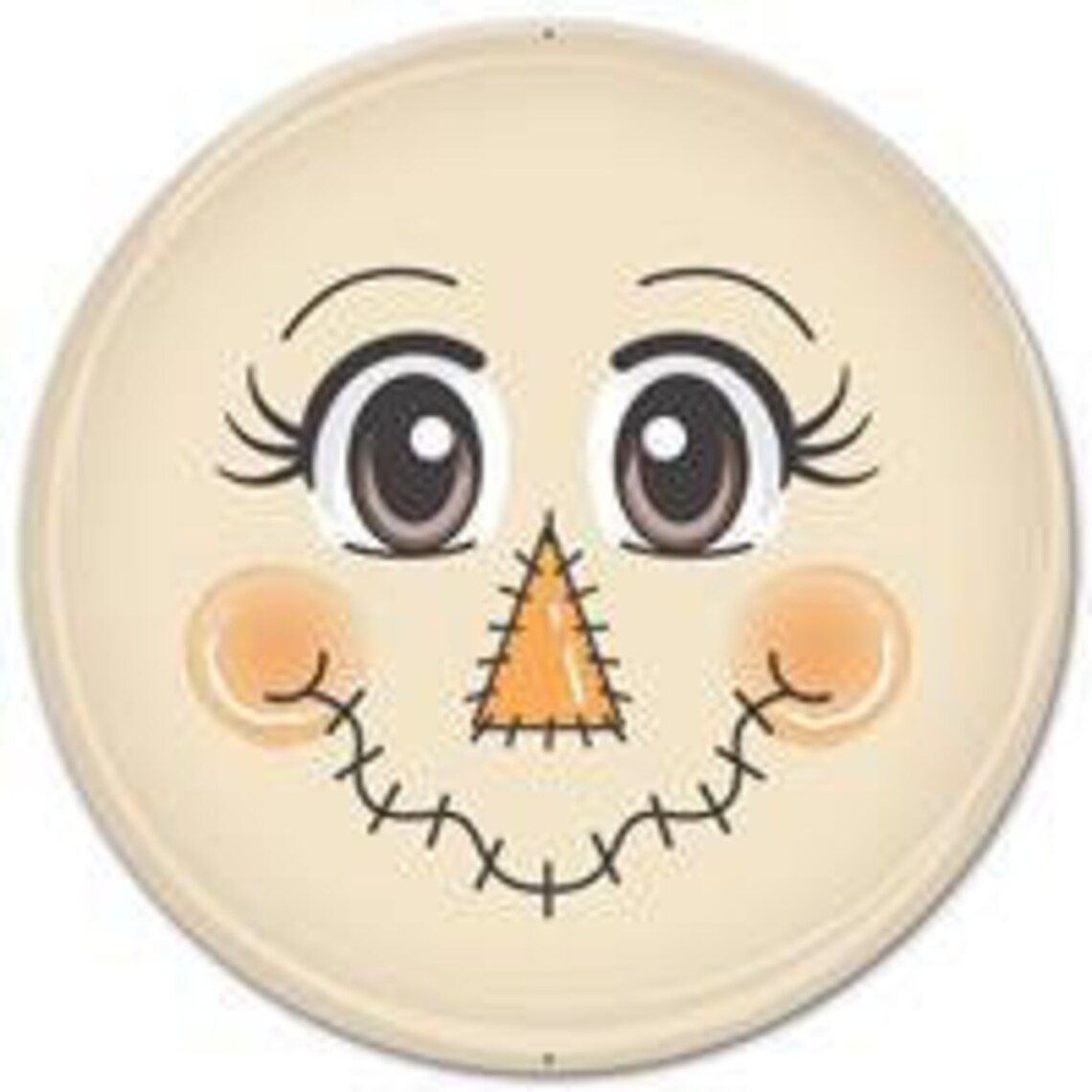 12 Inch Metal Scarecrow Sign Scarecrow Sign for Wreath - Etsy