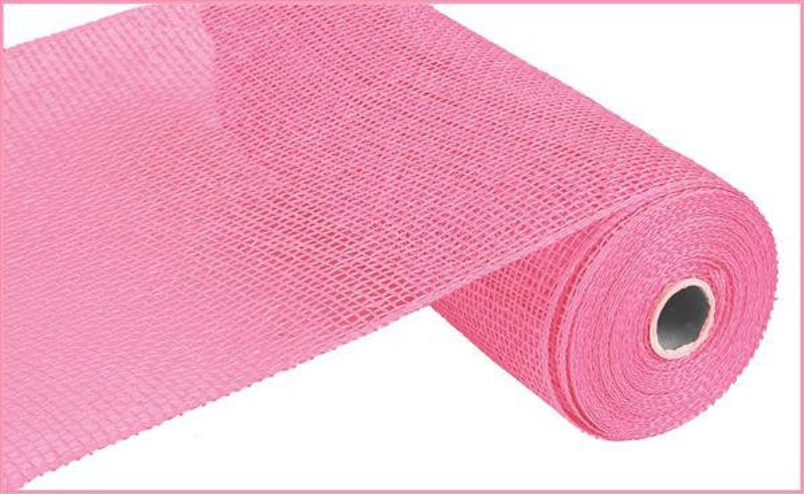 Pink Poly Burlap Mesh 10 Inch Poly Burlap Mesh Poly Burlap - Etsy