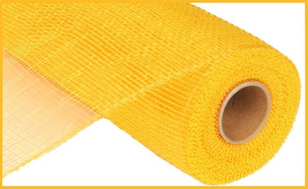 Yellow Gold Two Tone Deco Mesh 10 Inch, Yellow Deco Mesh, Deco Mesh for ...
