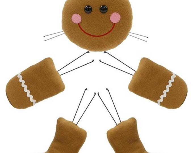 Gingerbread Wreath Attachment, Gingerbread Decor Kit, Gingerbread ...