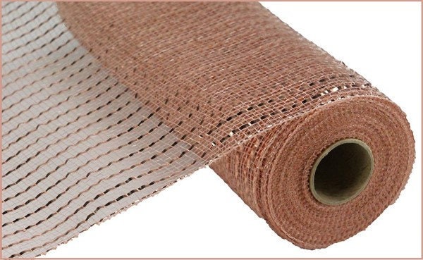 New Rose Gold Wide Foil Deco Mesh 10 Inch Rose Gold Deco - Etsy