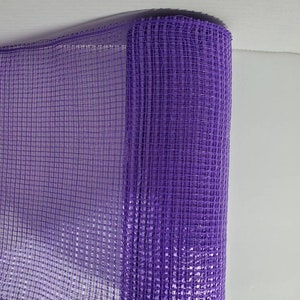 Purple Horizontal Wide Stripe Mesh 10" Wide X 10 Yards, Wreath Mesh ...
