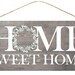 Magnolia Home Sweet Home Galvanized Sign 12 Inch Sign - Etsy