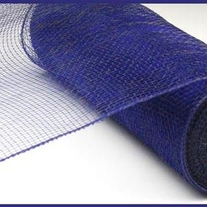 Navy Blue Deco Mesh 10 Inch, Navy Blue Deco Mesh, Deco Mesh for Wreath ...