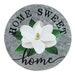 Magnolia Home Sweet Home Galvanized Sign, 12 Inch Sign, Farmhouse Decor ...