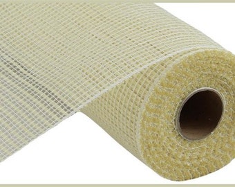 Royal Blue Horizontal Wide Stripe Mesh 10 Inch X 10 Yards, Wreath Mesh ...