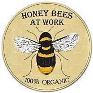 Honey Bees at Work Sign, 12 Inch Sign Metal, 12 Inch Round Honey Bees ...