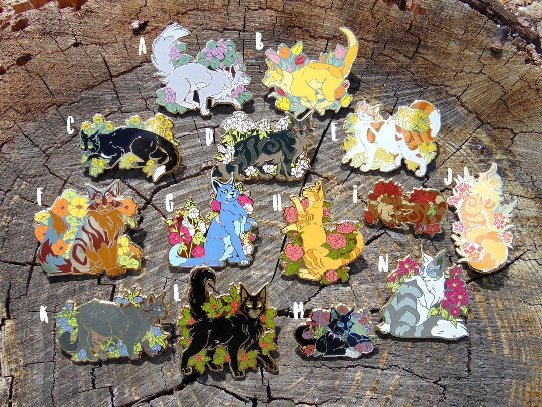 Garden of Warriors Enamel Pins: Set 2 - Etsy