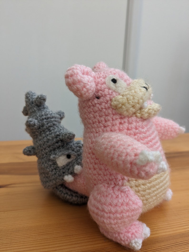 Slowbro Crochet Toy Pokemon Amigurumi Toy for Children - Etsy