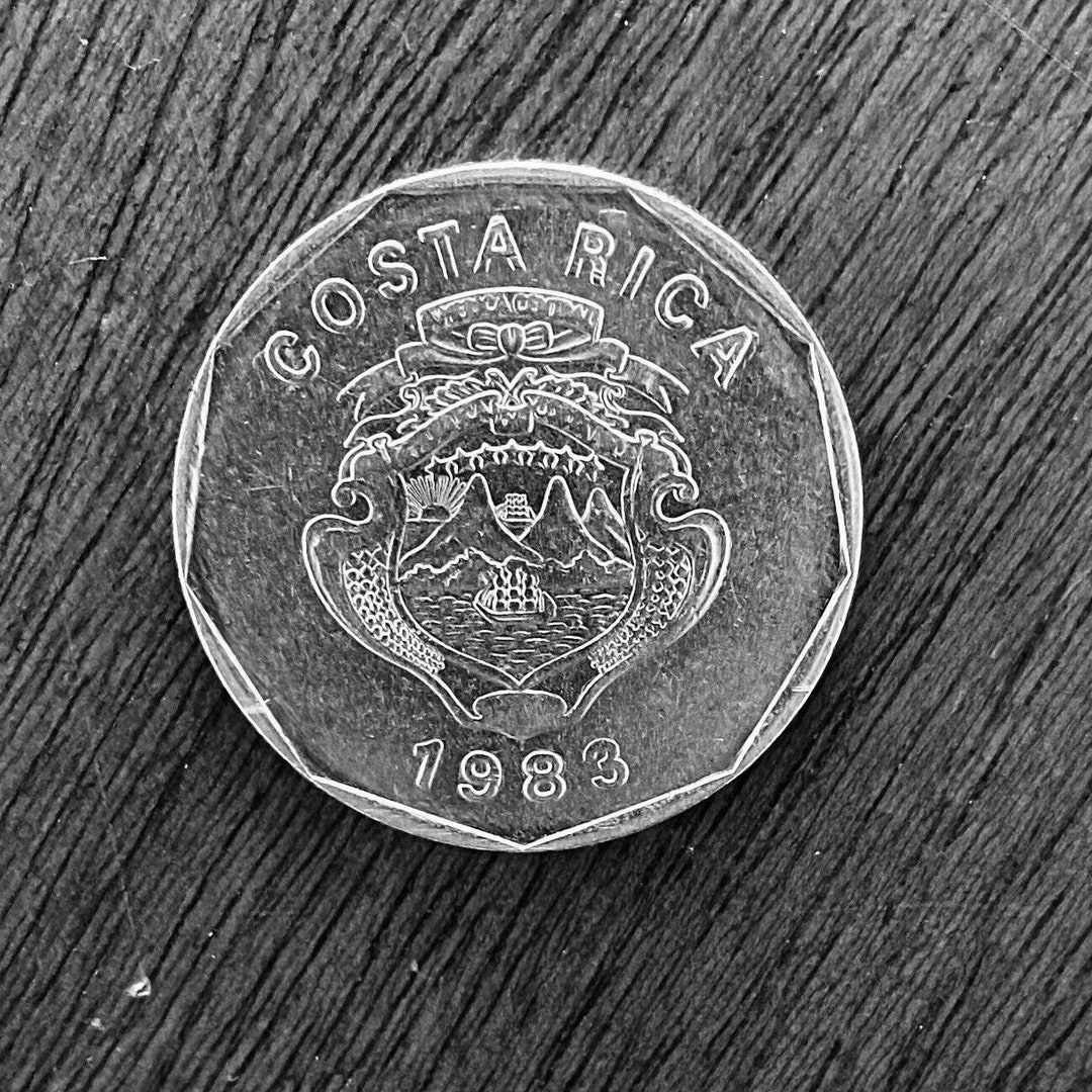 Costa Rica 20 Colones Coin 1983 - Etsy
