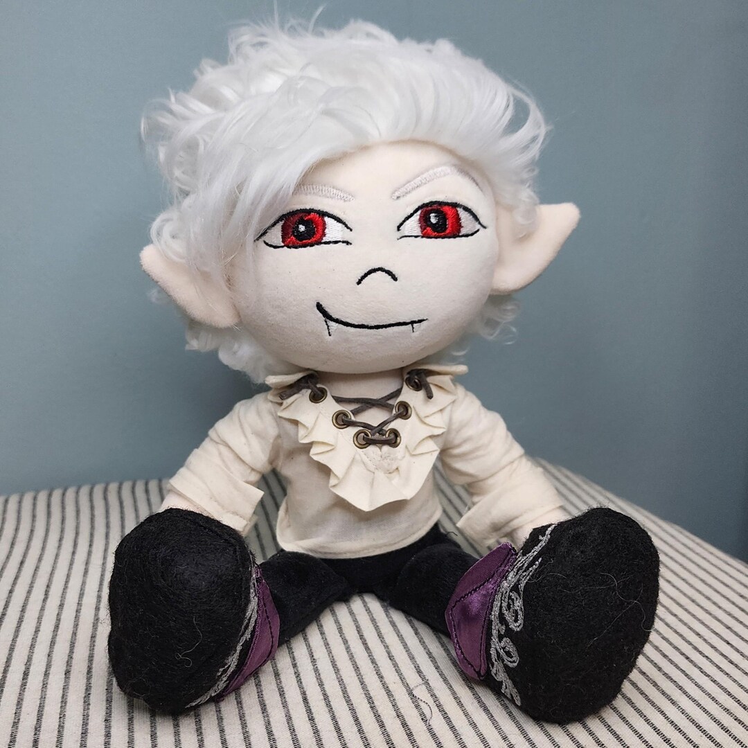 Astarion Plush Sewing Pattern and Tutorial: Baldur's Gate 3 Doll, Camp ...